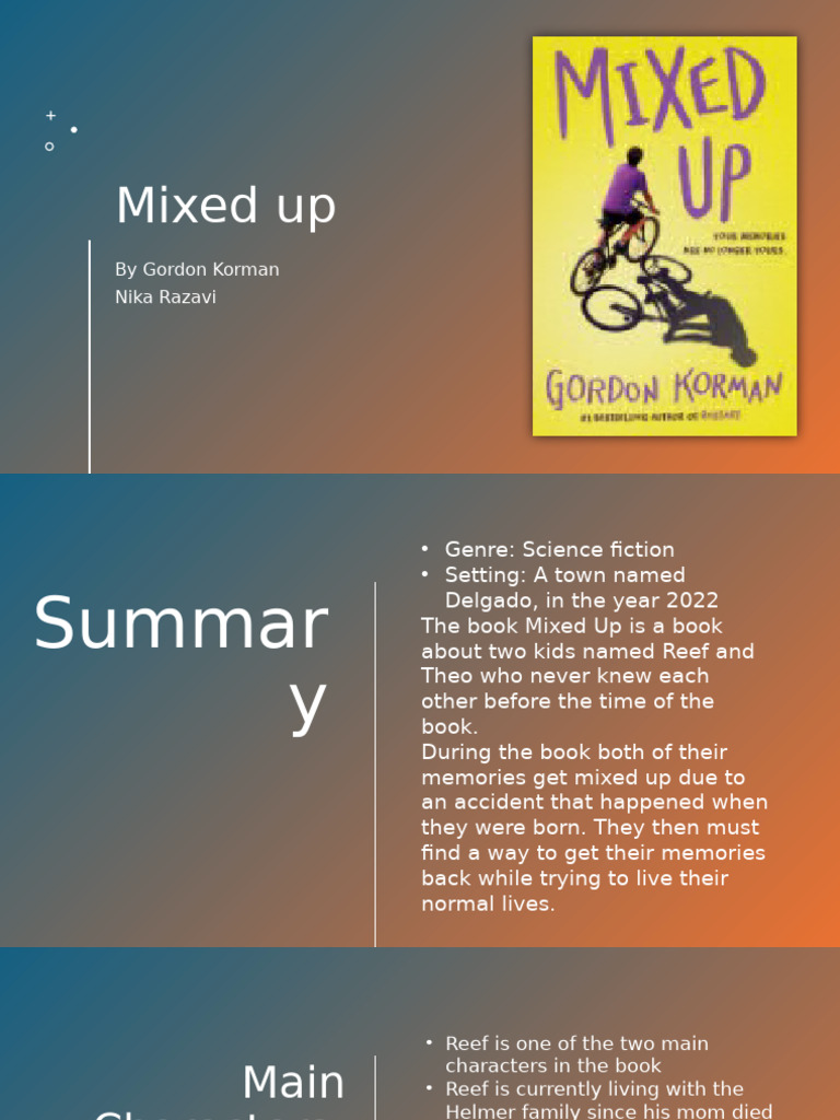 Mixed Up: A Sci-Fi Memory Adventure | PDF