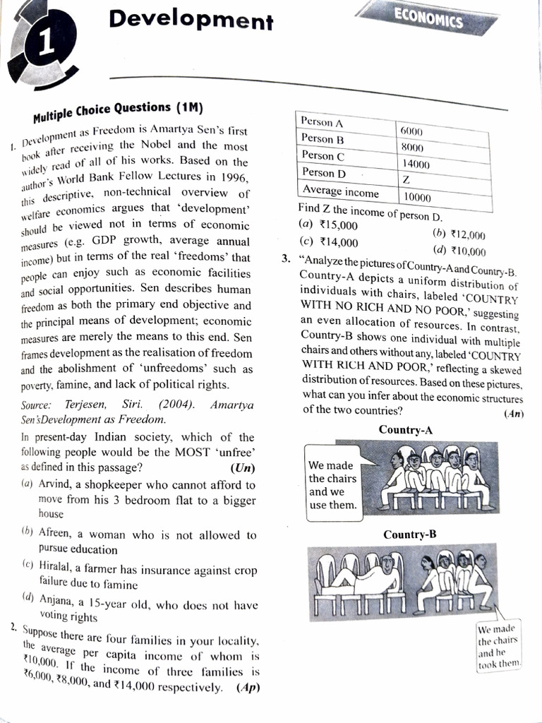 Economics — Competency Question Bank | PDF