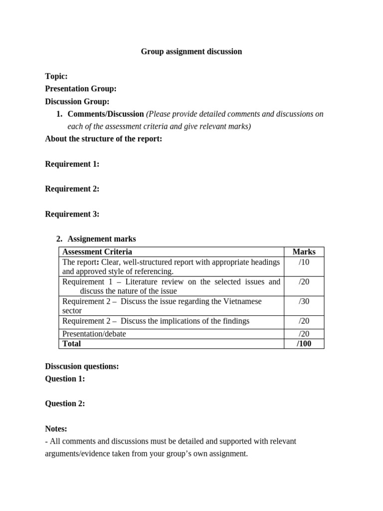 Discussion Form BOD TOP 1 | PDF