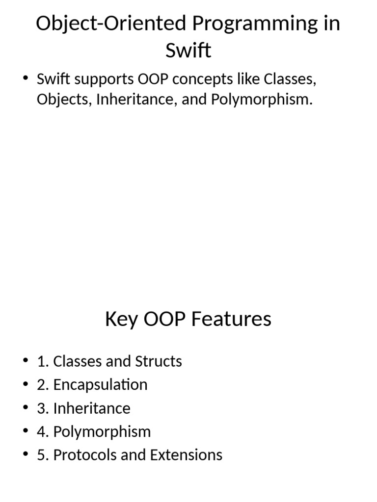 Swift_OOP_Concepts | PDF