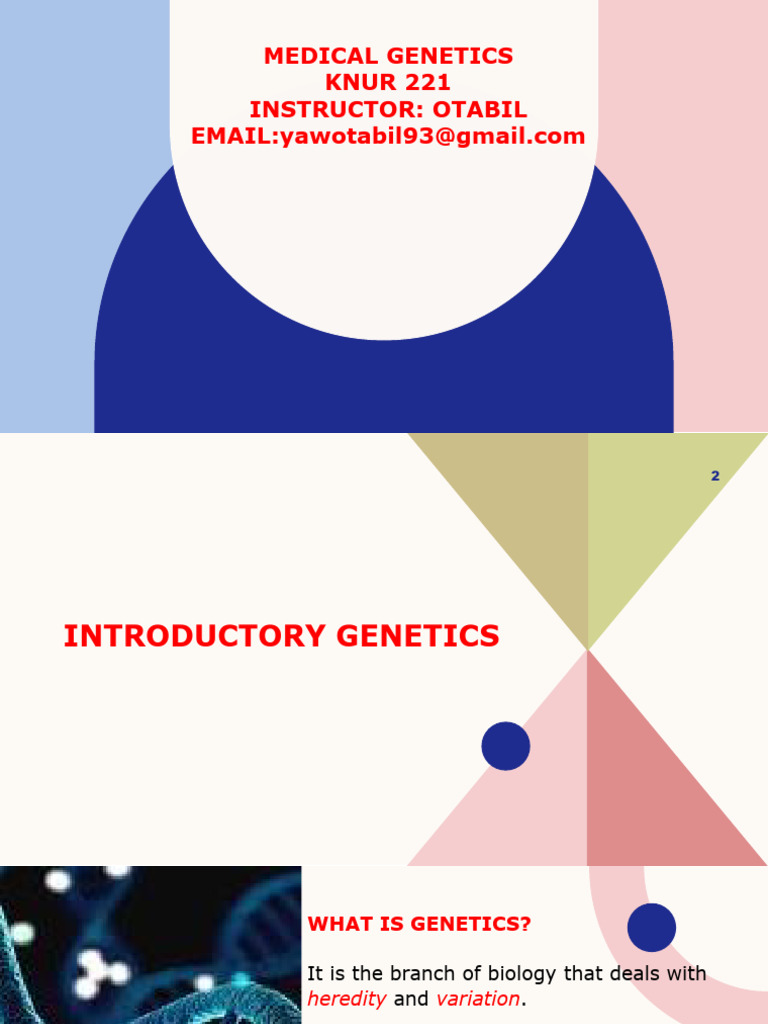MEDICAL GENETICS | PDF | Heredity | Biological Evolution