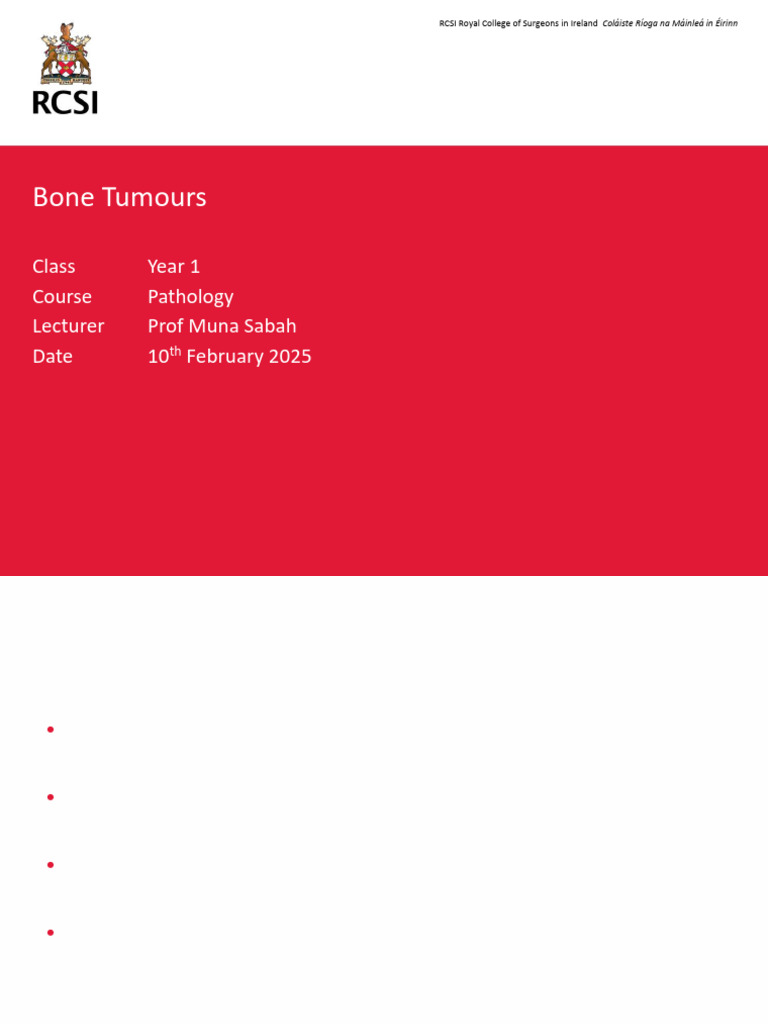 Bone Tumours Pdf Bone Diseases And Disorders
