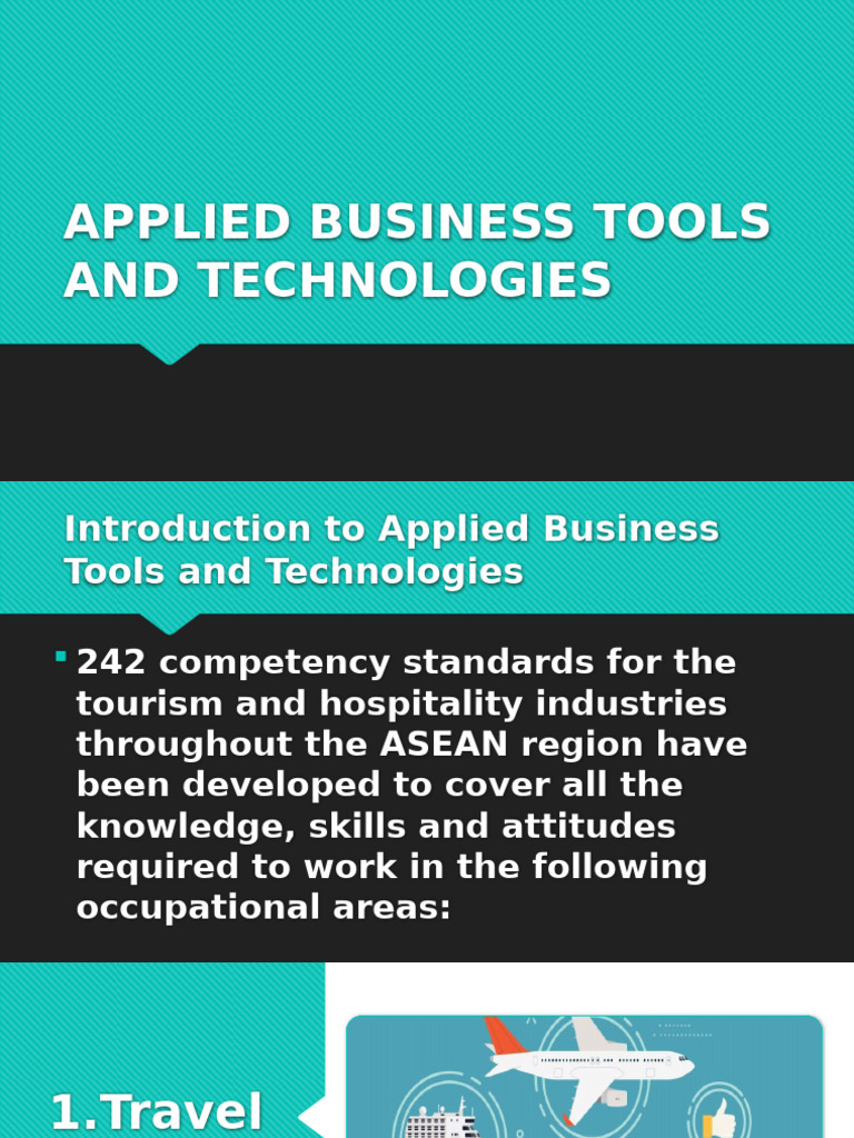 APPLIED BUSINESS TOOLS AND TECHNOLOGIES Updated To 1.2 | PDF | Radio ...