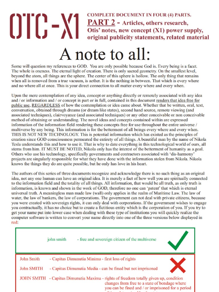 Otis T. Carr: Sovereignty and Freedom | PDF | Social Science
