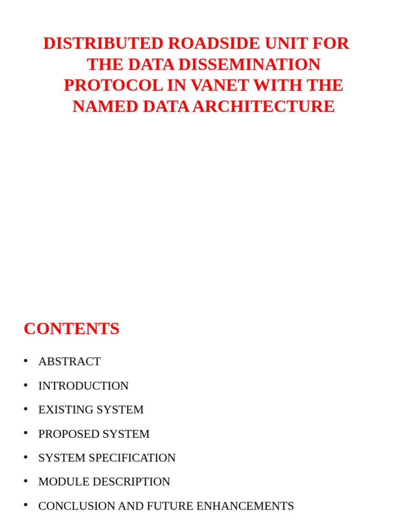 Roadsideunit | PDF | Computer Network | Data Transmission