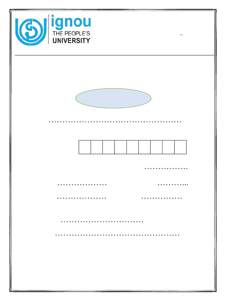 Instapdf in Ignou Project Cover Page 297 | PDF