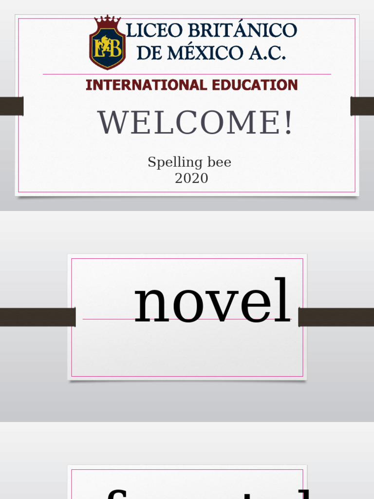 Spelling Bee 2020: A Comprehensive Guide | PDF