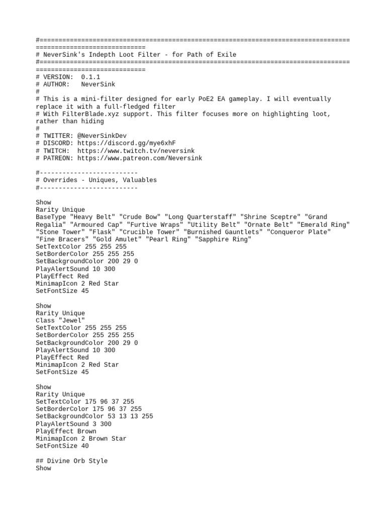 Poe2 Stricter Neversink 0.2 | PDF | Jewellery Components | Gemstone