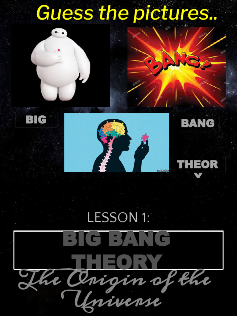 Lesson 1 Big Bang Theory | PDF | Big Bang | Atoms