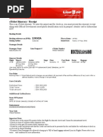 Contoh Boarding Pass Ticket Lion Air | PDF