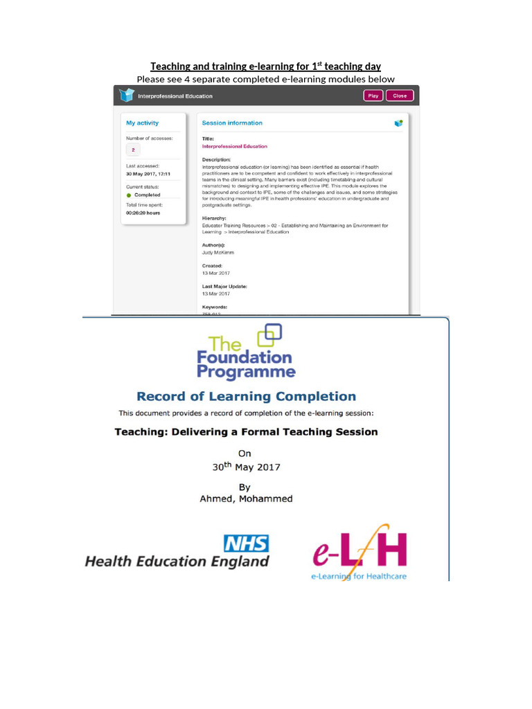 Teaching and Training | PDF