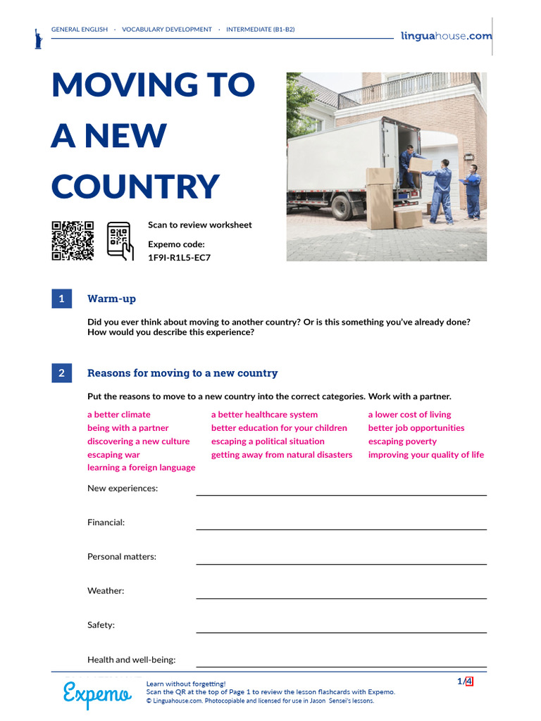 Moving to a New Country: A Guide | PDF | Cost Of Living | Cultural ...