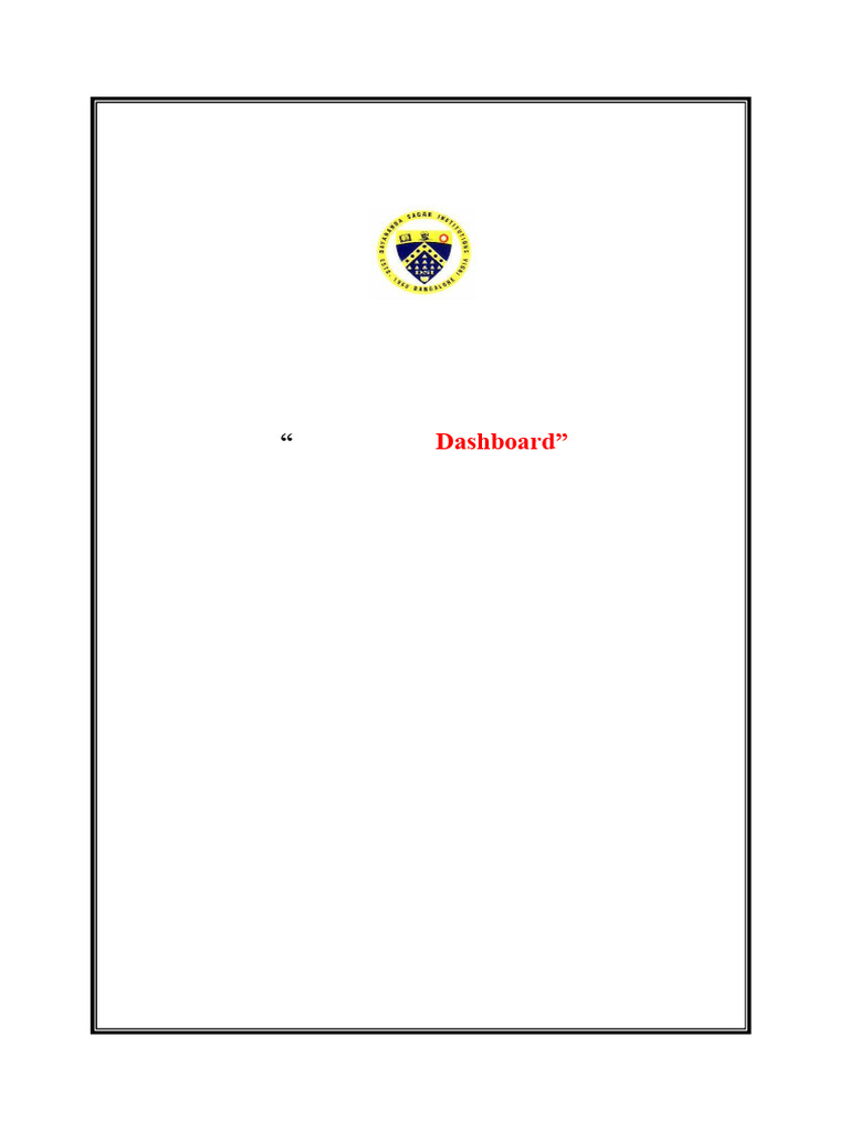 1&2. Cover Page and Certificate | PDF