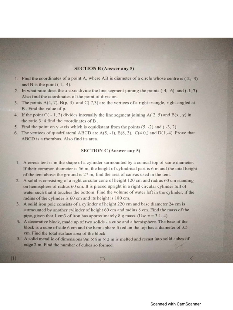 Questions For Practice | PDF