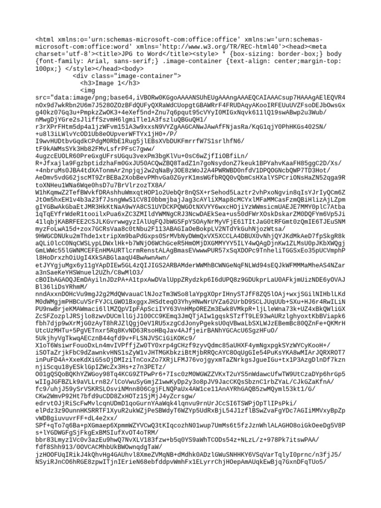 Convert JPG Images to Word Documents | PDF