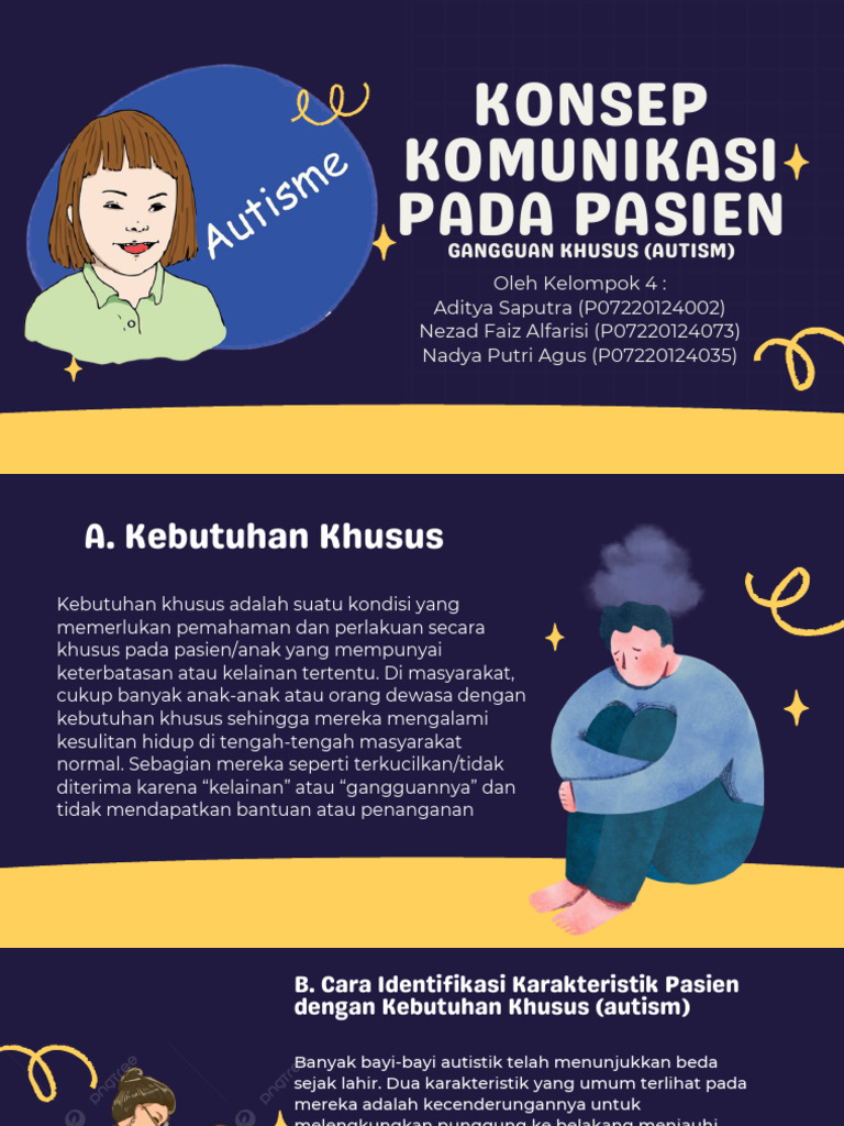 Komunikasi pada Pasien Autisme | PDF