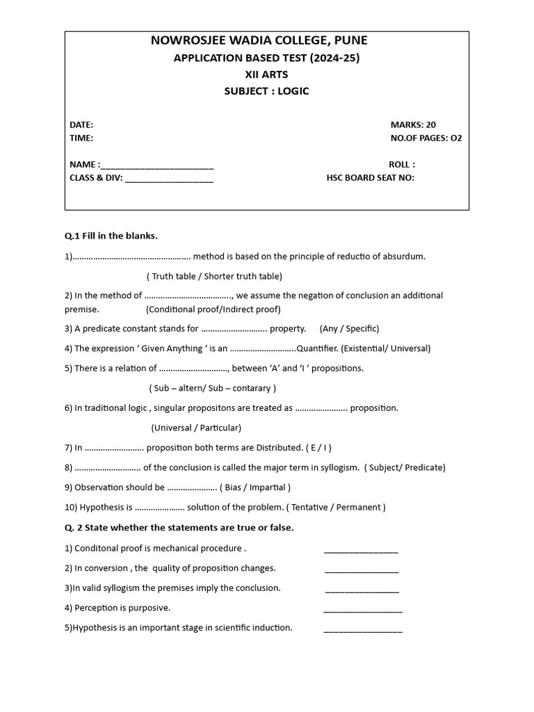 Abt English 1 | PDF | Logic | Syntax (Logic)