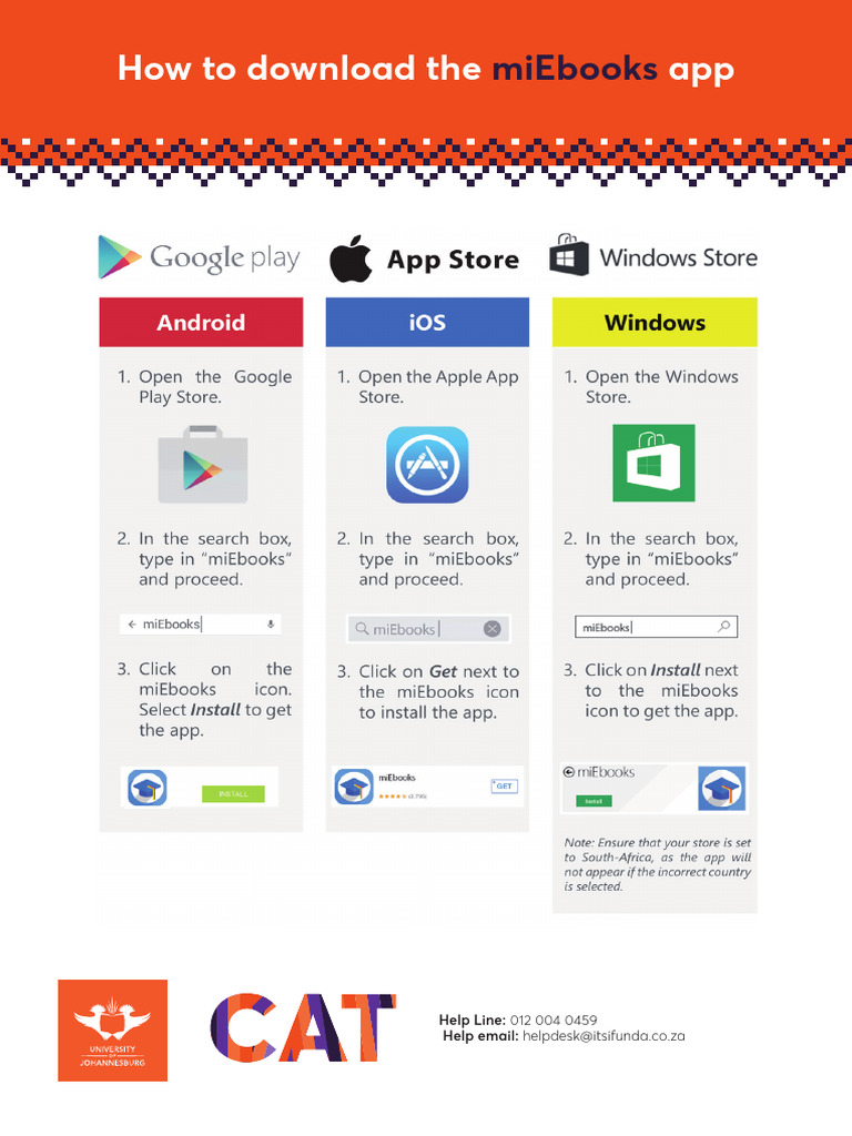 miEbooks Guide for UJ Students | PDF