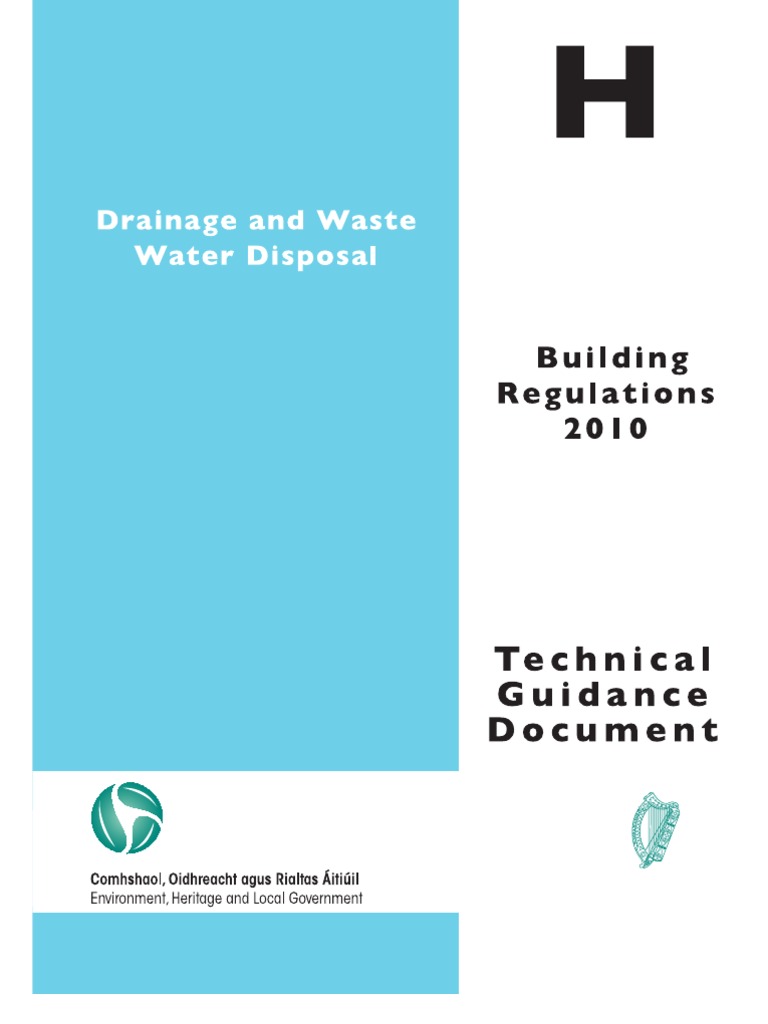 Building Regs Part H Drainage | PDF | Sanitary Sewer | Wastewater