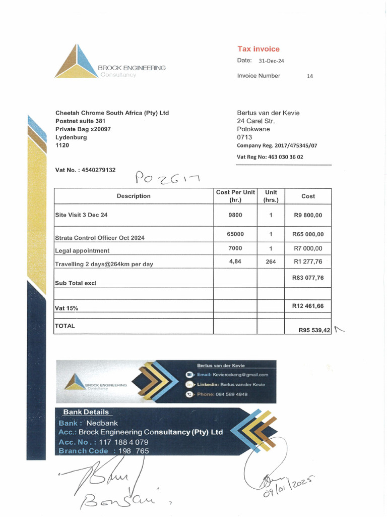 Suppliers Tax Invoices & PoPs | PDF | Invoice | Business Law