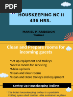 Housekeeping Standard Operating Procedures | PDF | Housekeeping | Shower