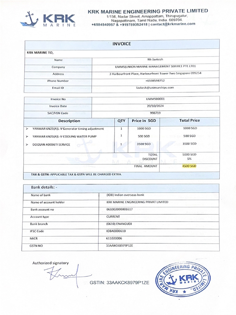 Invoice | PDF