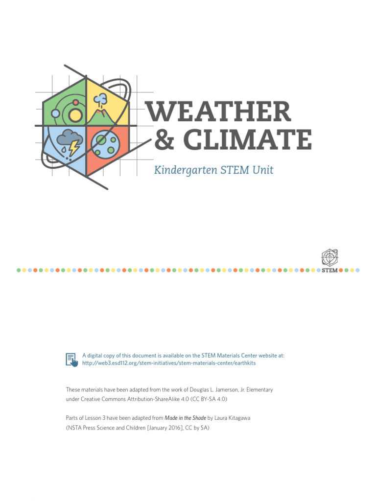WeatherClimate-Kindergarten3 30 18 | PDF | Weather | Sun