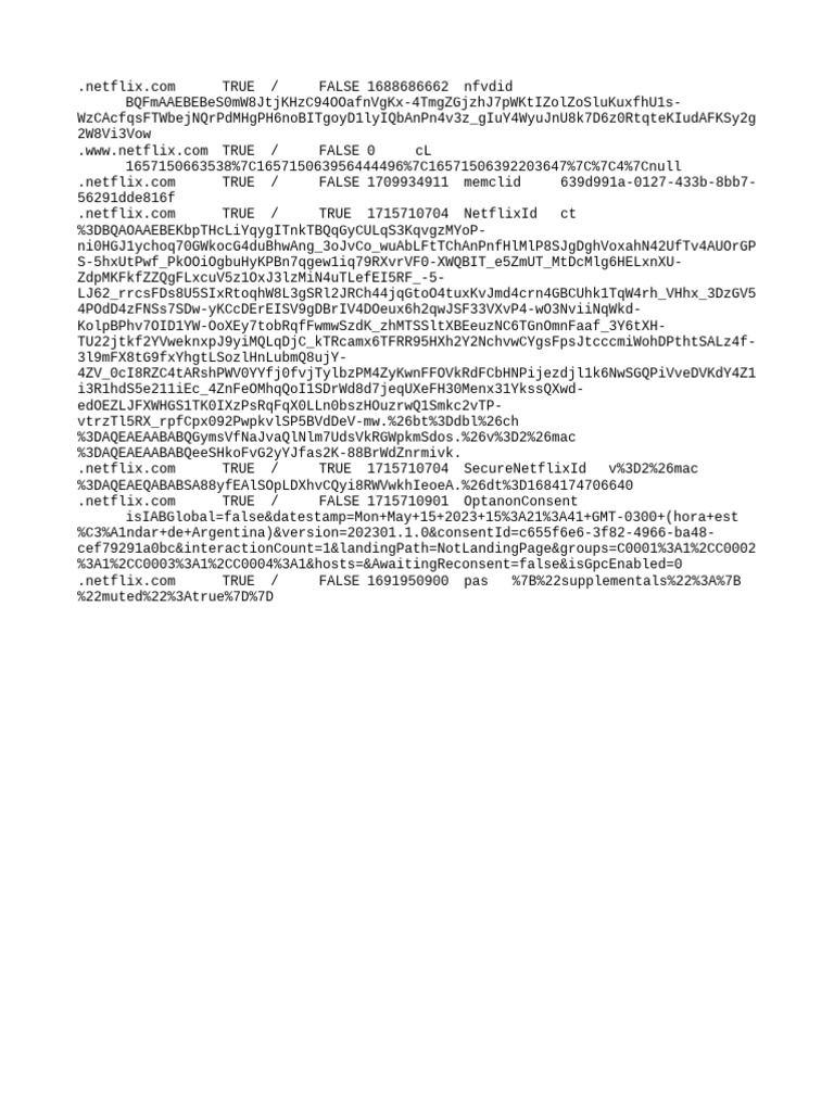 Netflix Cookie Data Analysis | PDF