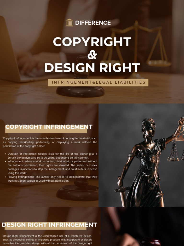 Copyright vs. Design Right Infringement | PDF