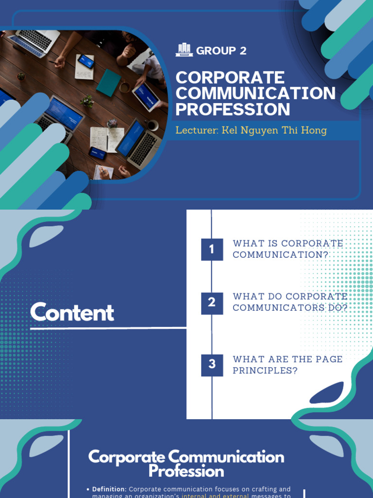 Corporate Comunication Progession | PDF