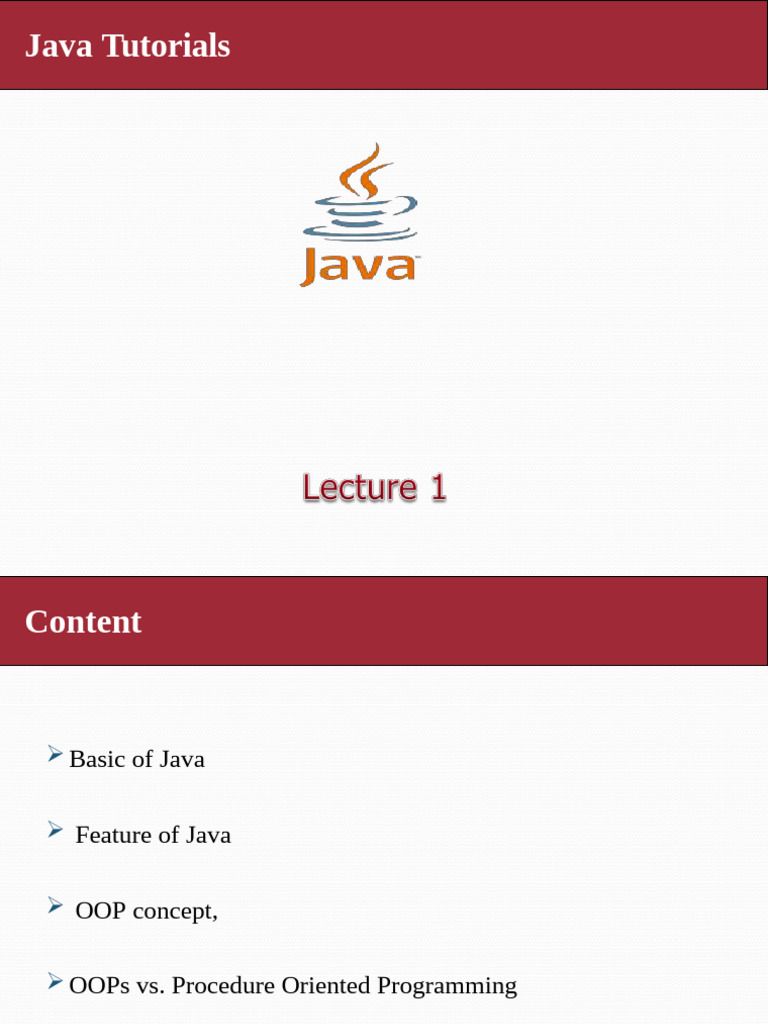 Day-1 - Introduction | PDF | Java (Programming Language) | Java Virtual Machine