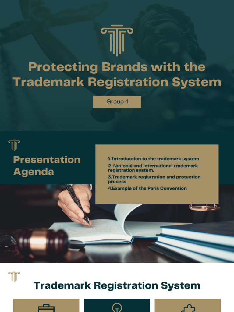 Protecting Brands With The Trademark Registration System IPR Group 4 | PDF