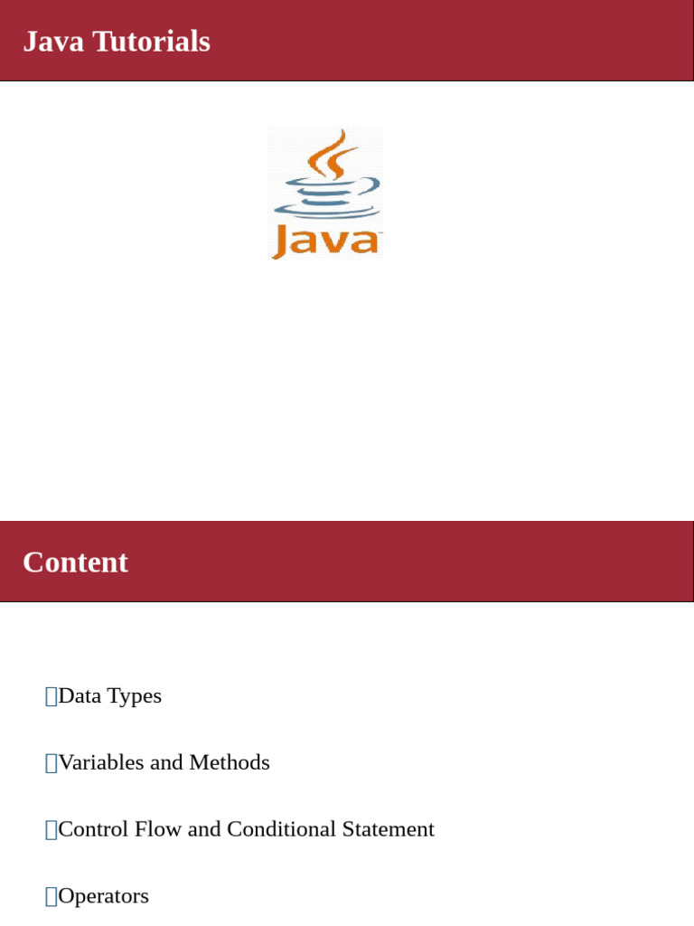Java Programming Basics Explained | PDF | Reserved Word | Boolean Data Type
