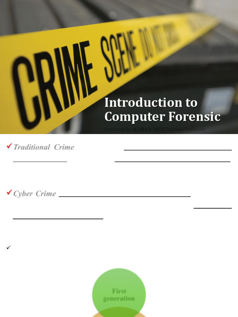 Introduction To Computer Forensic | PDF
