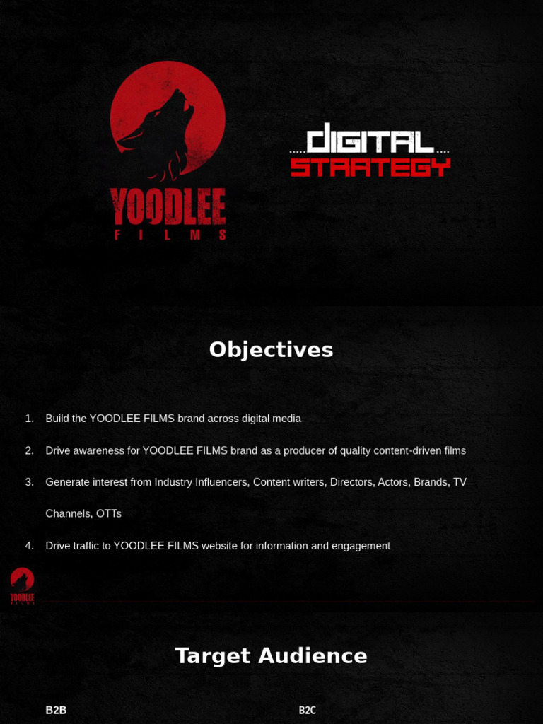 Yoodlee Films Digital Strategy | PDF