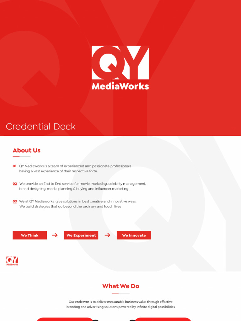 QY Credential Deck | PDF