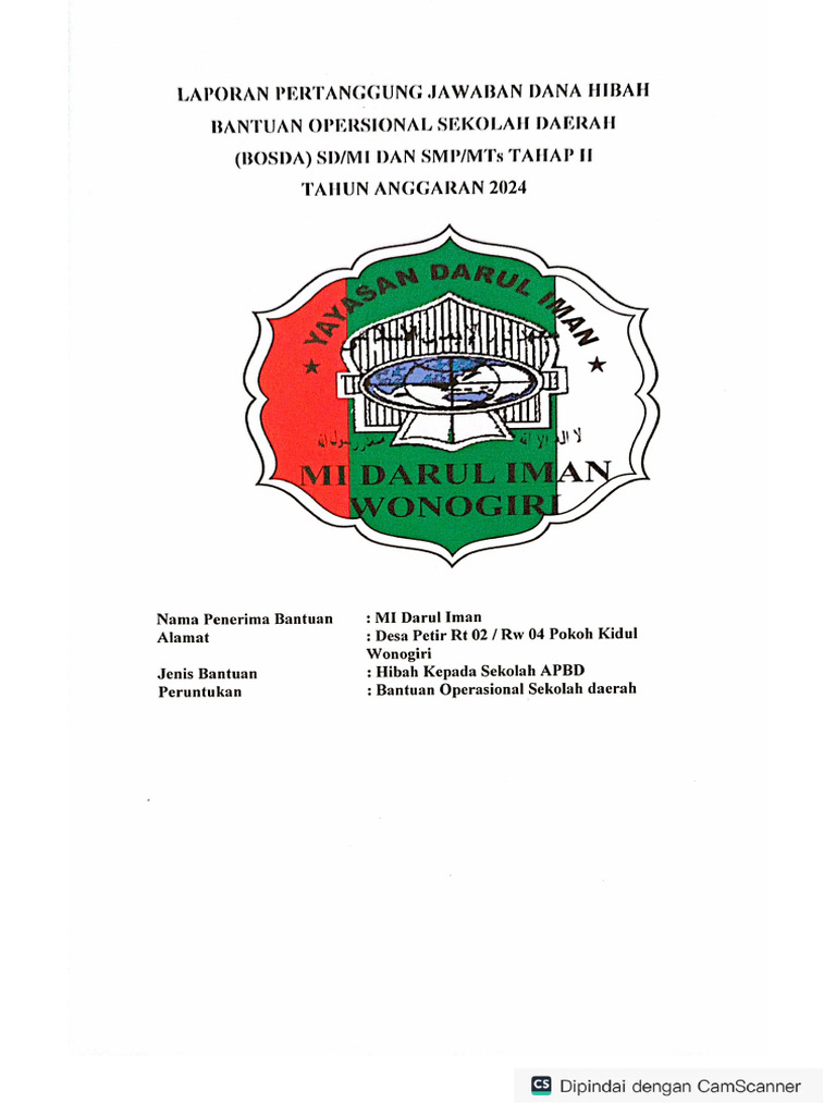 Mi Darul Iman_lpj Bosda Tahap 2 | PDF