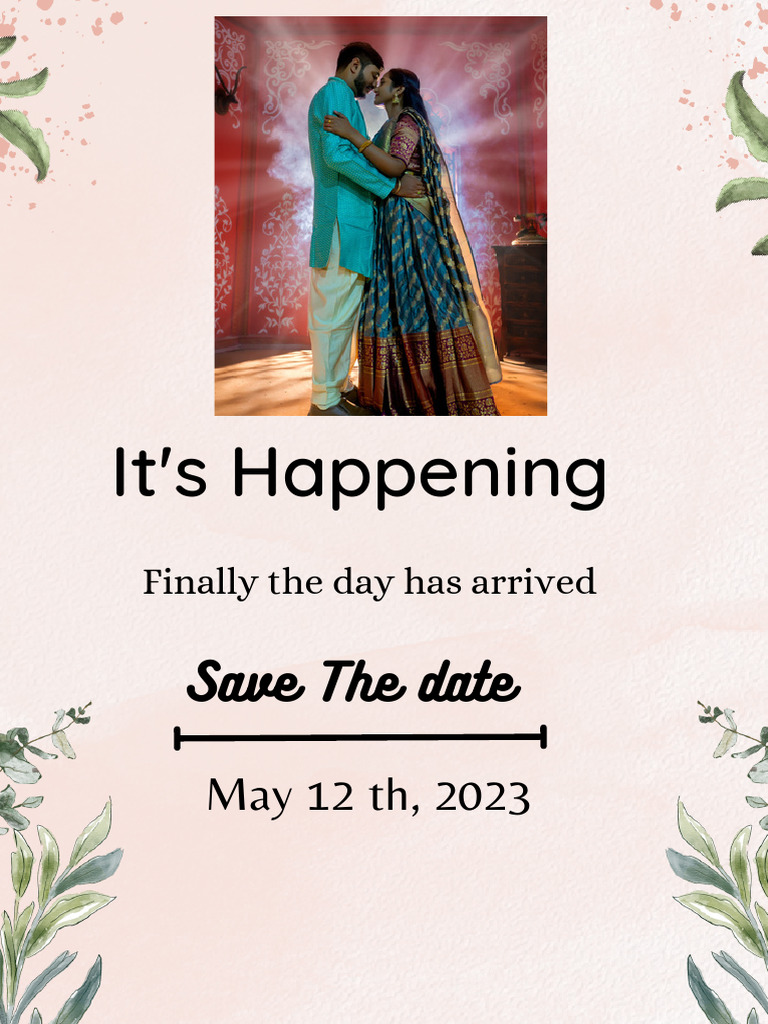 Maneesha Wedding Invitation | PDF