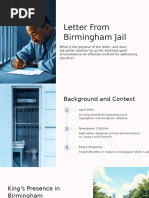 Letter From Birmingham Jail | PDF | Martin Luther King Jr. | Nonviolence