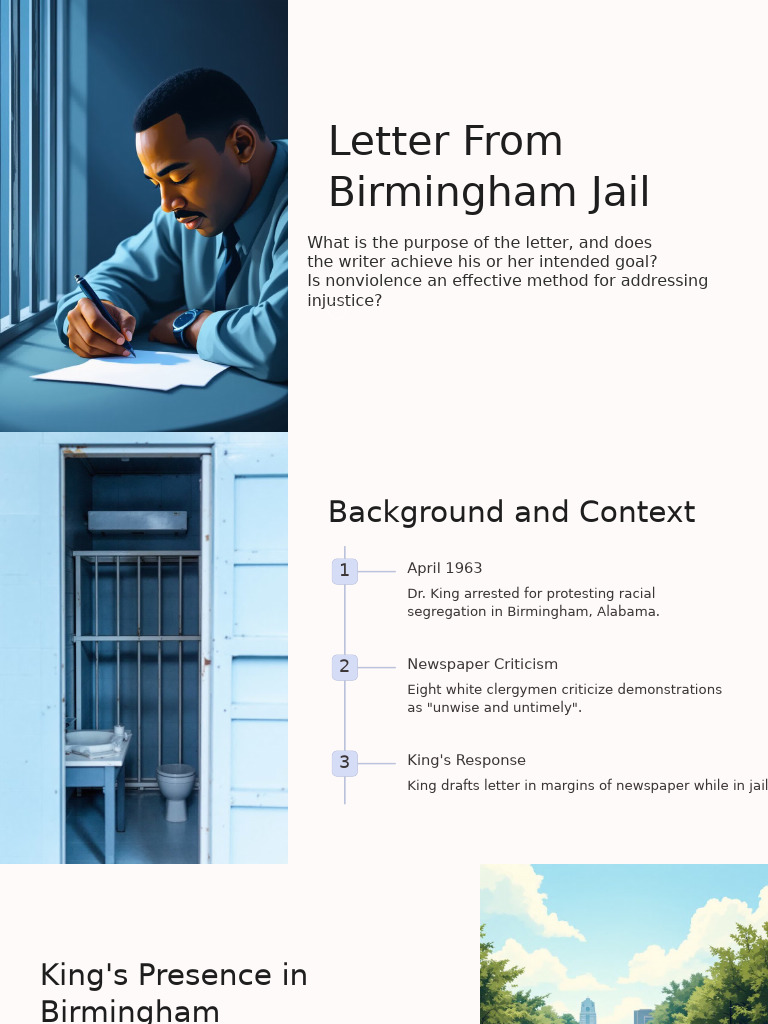 first read letter from birmingham | PDF | Martin Luther King Jr.