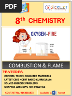 Class 8 Science: Combustion & Flame | PDF | Combustion | Fires