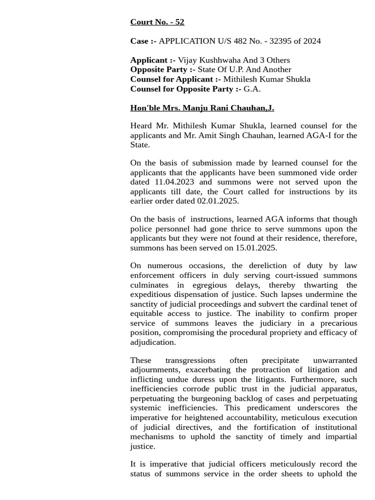 A482 (A) 32395 2024 | PDF | Mediation | Justice