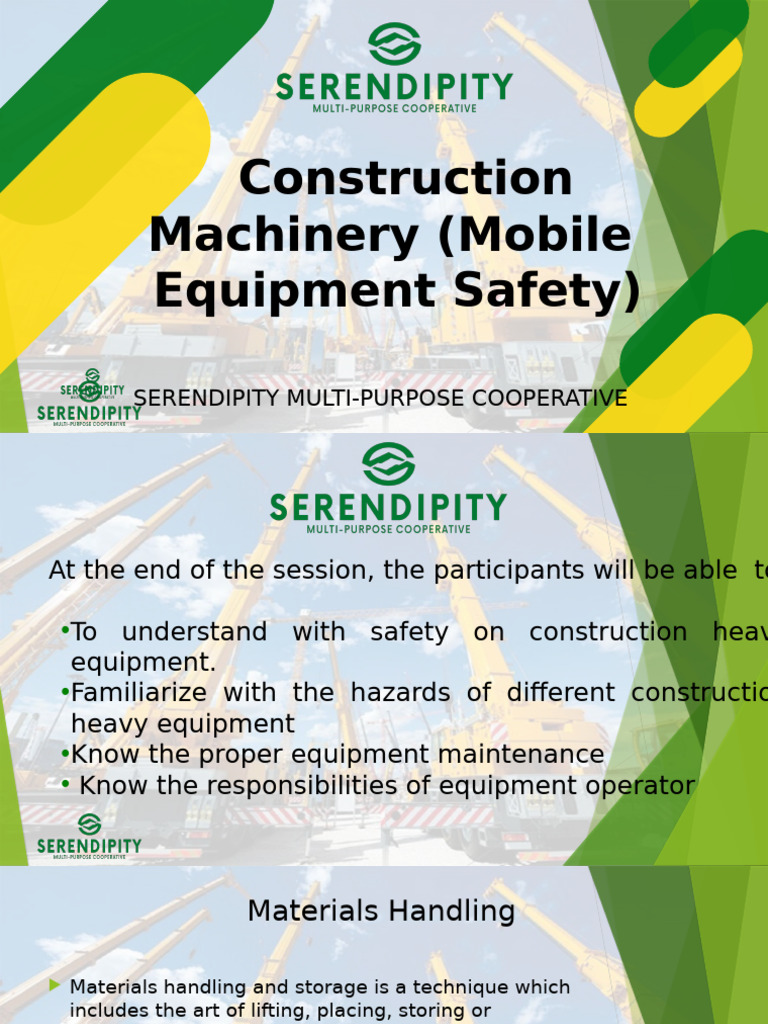 Construction Machinery (Crane Safety) | PDF | Crane (Machine) | Wire