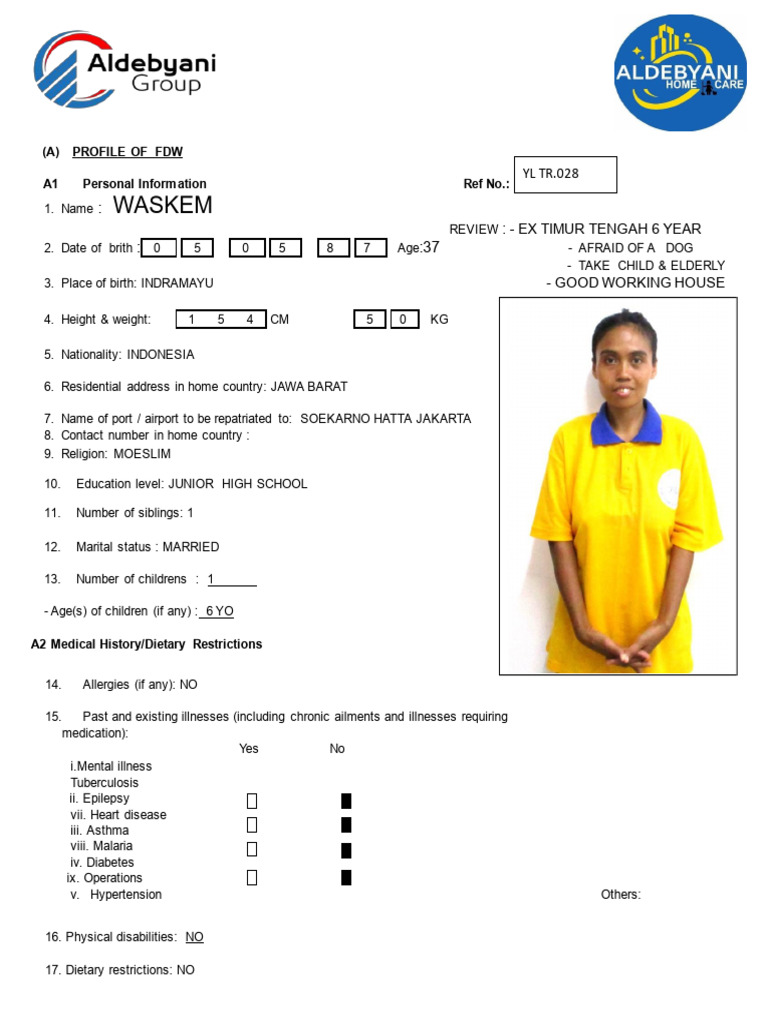 Yl Tr.028 Waskem ( Mami Fth )معدل | PDF | Diseases And Disorders | Health Care