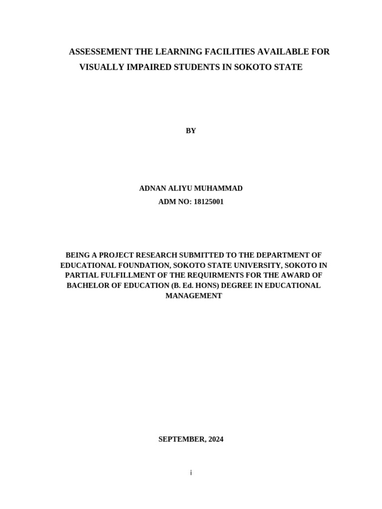 Adnan_1 | PDF | Inclusion (Education) | Disability