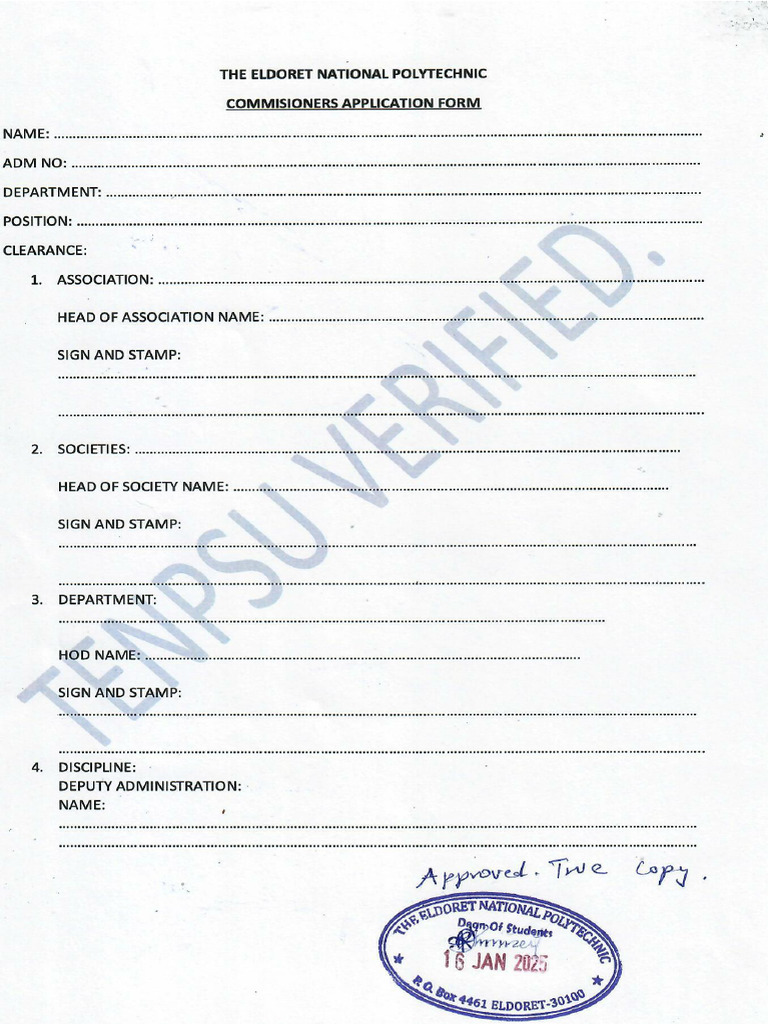 Commissioners Form - 0001 | PDF