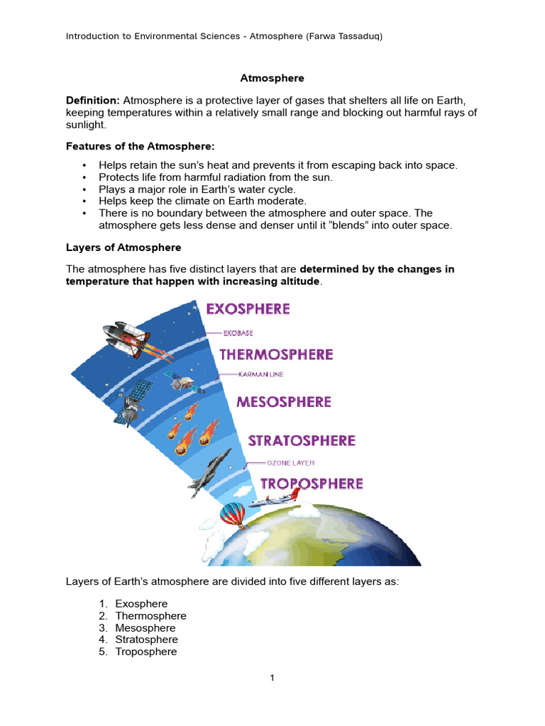Atmosphere | PDF | Atmosphere Of Earth | Atmosphere