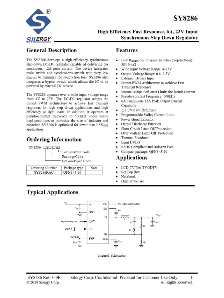 Sy8286rac (Pu401) | PDF