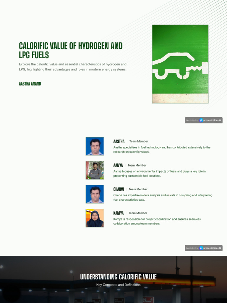 Calorific Value and Characteristics of Ideal Fuels Hydrogen LPG | PDF