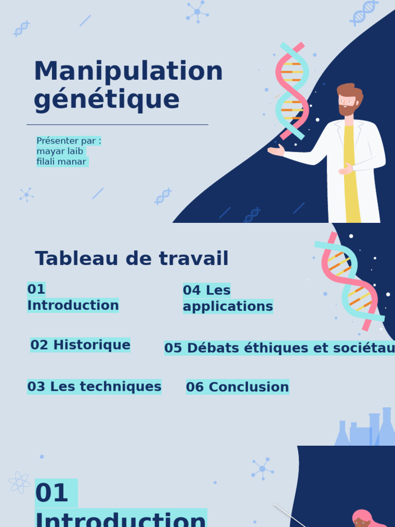 Exposé Manipulation Génétique | PDF | Organisme génétiquement modifié ...